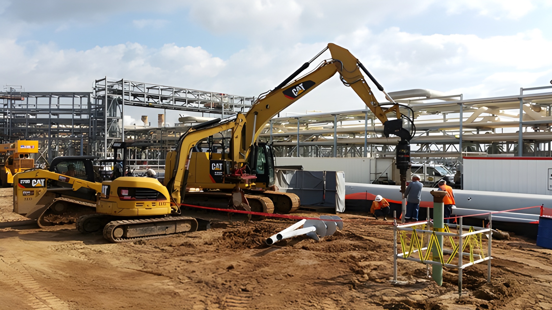 CP Chem Flare Line Supports - A.H. Beck Foundation Company